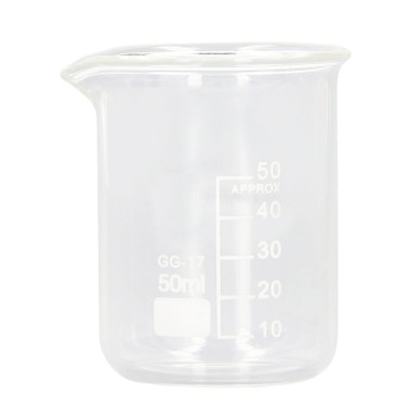 Glass Beakers Set, 10 Pcs 50ml Laboratory Graduated Measuring Beakers ...