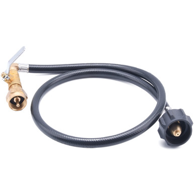 GasSaf 3FT Propane Refill Adapter Hose, Propane Refill Kit with ON/OFF ...