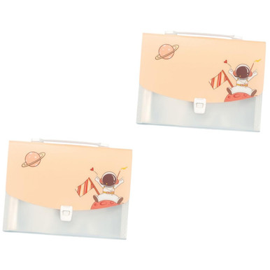 Tofficu 2pcs Multi-Level Folder Binder Folder Cute A4 File Folder ...