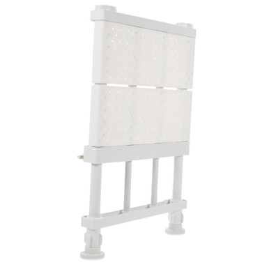 Alipis Telescopic Shelf Support Frame Abs Wardrobe White ...