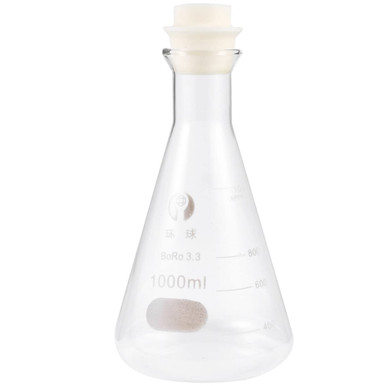 Hemobllo 1pc Lab Flasks 1000ml Beaker 50ml Erlenmeyer Flasks Erlenmeyer ...