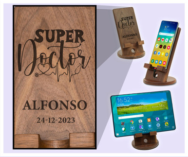 Taidesor Custom Super Doctor Alfonso Hematologist walnut desk organizer ...