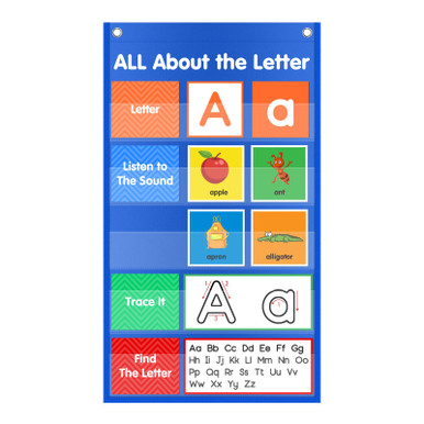 Auchq Letter of The Day/Week Pocket Chart, All About Letter Pocket ...