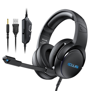 COLUSI C600 AUX Wired Gaming Headset with Hidden-Type Microphone, One ...
