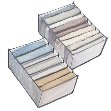 Unigee Wardrobe Clothes Organizer Storage for Clothes Mesh Nylon ...