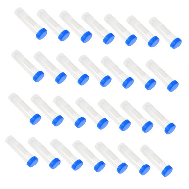 SOLUSTRE 50pcs Plastic Pipe Plastic Tubes Laboratory Test Tube Liquid ...