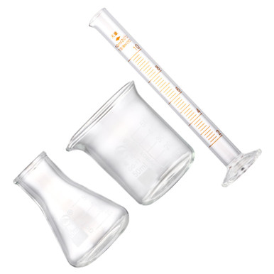 Healvian 6 Pcs Beaker Measuring Cylinder Flask Liquid Measuring Cup Ml ...