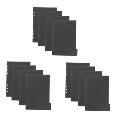 TEHAUX 75 Pcs Index Separator Page Binder Dividers Travel Binder ...