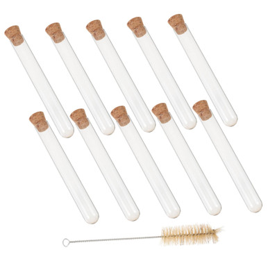 PartyKindom 20 Pcs Craft Test Tube Polypropylene Container Test Tubes ...