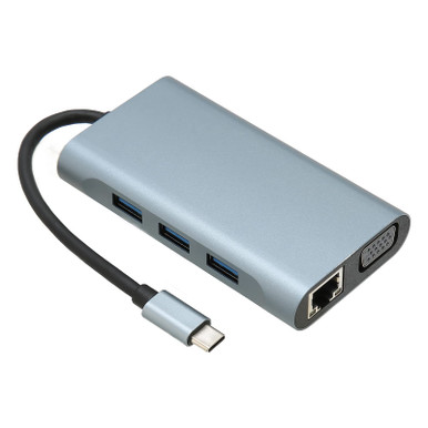 USB C Hub, Laptop Dock Docking Station Dual Monitor, 7 in 1 Adapter ...