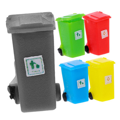 Luxshiny 25 Pcs Mini Trash Can Small Garbage Can Model Early ...