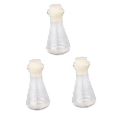 Gatuida 3 Pcs Lab Erlenmeyer Flasks Erlenmeyer Flask 100ml Chemistry ...