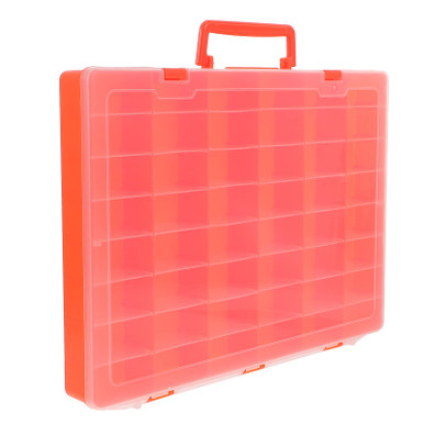 SOLUSTRE 48 Grids Plastic Organizer Box with Dividers Hardware Storage ...