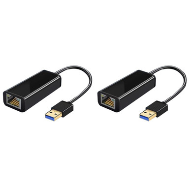 SOLUSTRE 2pcs Ethernet Adapter 1000 Mbps Adapter USB 3. 0 Converter USB to LAN Converter USB ...