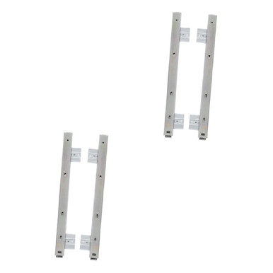 TEHAUX 2 Pairs Keyboard Rails Drawer Slides Adjustable Shelf Brackets ...