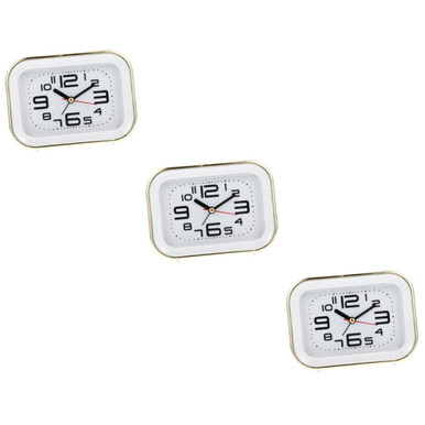Holibanna 3pcs Alarm Clock Simple Desk Clock Digital Clock Bedroom ...