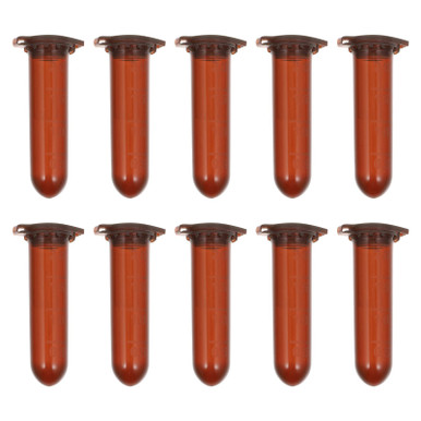 500Pcs Light-Proof Centrifuge Tube lab Flat Test Tube Transparent Test ...