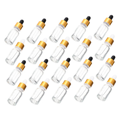 Mipcase 20pcs Glass Dropper Bottle Eye Dropper Bottle with Dropper ...