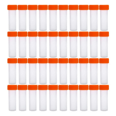 Test tubes made of plastic 5ml with lids, transparent test tubes Clear ...