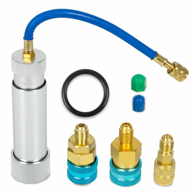 RANSOTO AC Dye Oil Injector Kit Adjustable Quick Coupler Compatible ...