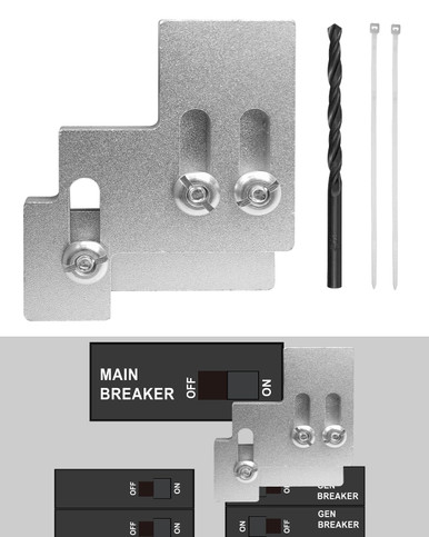 Generator Interlock Kit Fit for Square D QO Homeline 100 Amp or 125 Amp ...