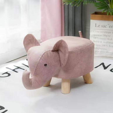 IUIBMI Cute Animal Footstools, Footrest Ottoman with Soft Padded ...