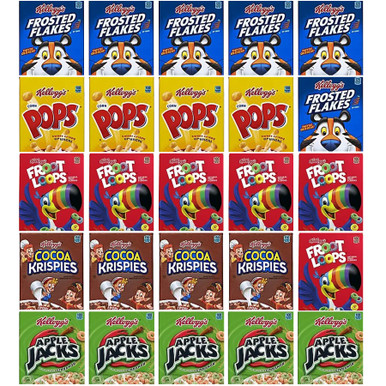Mini Cereal Boxes Variety Pack - Single Serve Breakfast Cereal ...