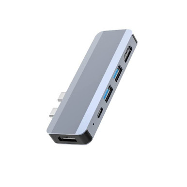 5 in 2 Docking Station Side Plug Dual Port Expansion Dock HDMI HD 4k ...