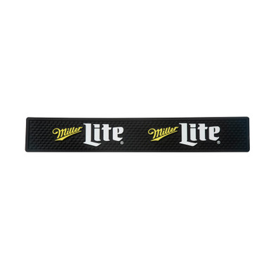 Miller Lite Throwback logo Professional Bar Mat Spill Mat Rail Drip Mat ...