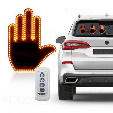 VCSZKXLY Car Finger Light with Remote, New Hand Gesture Car Light, for ...