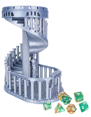 JstFrU DND Dice Tower with Tray for Role Playing Game,Dungeons and ...