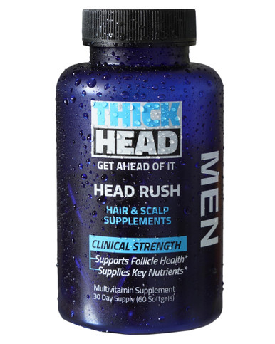 Thick Head - Head Rush Clinical Strength Hair and Scalp Multivitamin ...