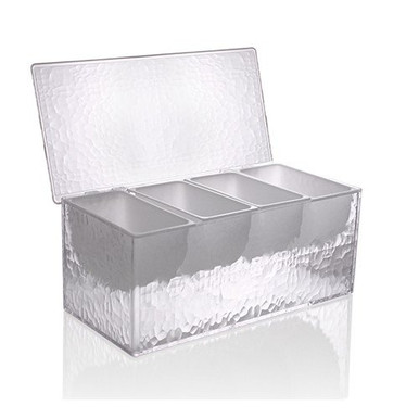 BarConic 4-Pint Acrylic Condiment Holder with Ice Compartment 1 Each ...