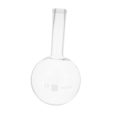 Gatuida 1pc Round-Bottomed Flask Beakers Narrow Mouth Flask Scientific ...