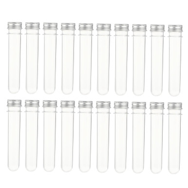Gatuida 40 Pcs Test Tube with Lid Test Tubes for Liquid Storage ...