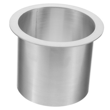 HOLIDYOYO Stainless Steel Counter Grommet Garbage Chute Trash Can Lid ...