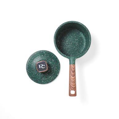 PHANTOM CHEF 1.5 QT Saucepan with Granite finish & Lid | PFOA Free ...