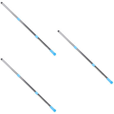 Uonlytech 3pcs Combination Mop Rod Floor Mop Pole Adjustable Mop Stick ...