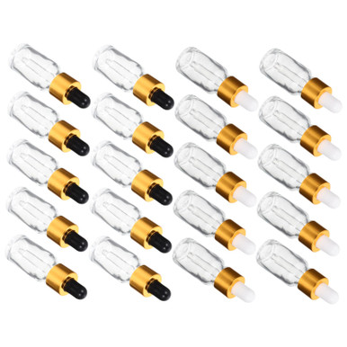 FRCOLOR 20pcs Glass Dropper Bottle Dispenser Droppers Pipette Eye ...