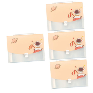 DIYEAH 4pcs Multi-Level Folder Cute A4 File Folder A4 Folder Decorative ...