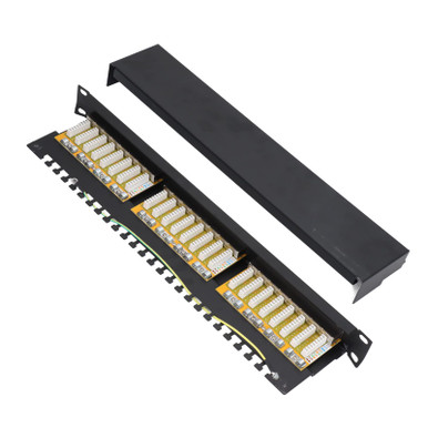 24 Port Network Patch Panel Shielded Type Network Cable Patch Panel ...