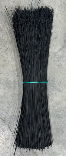 Dyed Broomcorn 20" Hurl for Broom Making and Crafting (Black ...