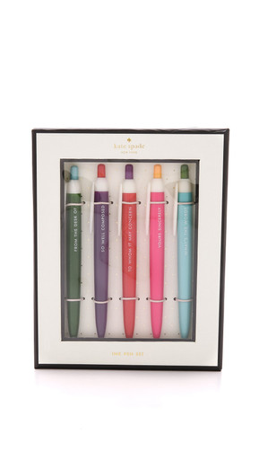 kate spade new york Pen Set - Assorted, 5 Pens - Warehousesoverstock