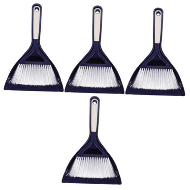 Gatuida 4 Sets Broom Dustpan Combination Small Broom and Dustpan Desk ...