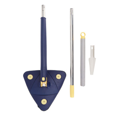 Flexible Corner Triangular Mop with Extension Pole, Strong Water ...