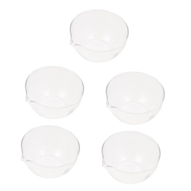SOLUSTRE 5pcs Evaporating Dish Glases Terrarium Lab Evaporating Bowl ...