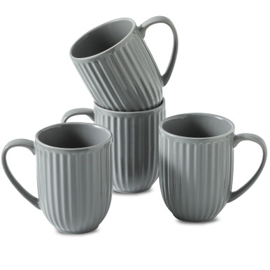 Hasense Large Ceramic Coffee Mugs, Coffee Mugs Set of 4, 16 oz ...