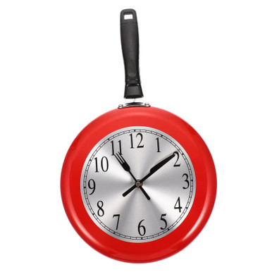 IMIKEYA Frying Pan Wall Clock Decorative Wall Clock - Warehousesoverstock