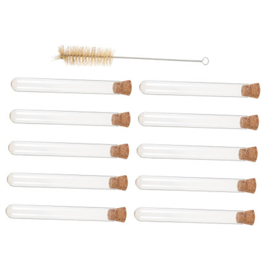 PartyKindom 30 Pcs Test Tubes with Cork Test Tubes with Cap Small Tube ...