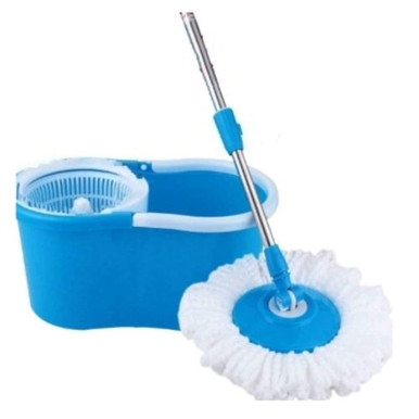 2 Heads Microfiber Spinning Rotating Head Clean Floor Mop 360 Bucket ...